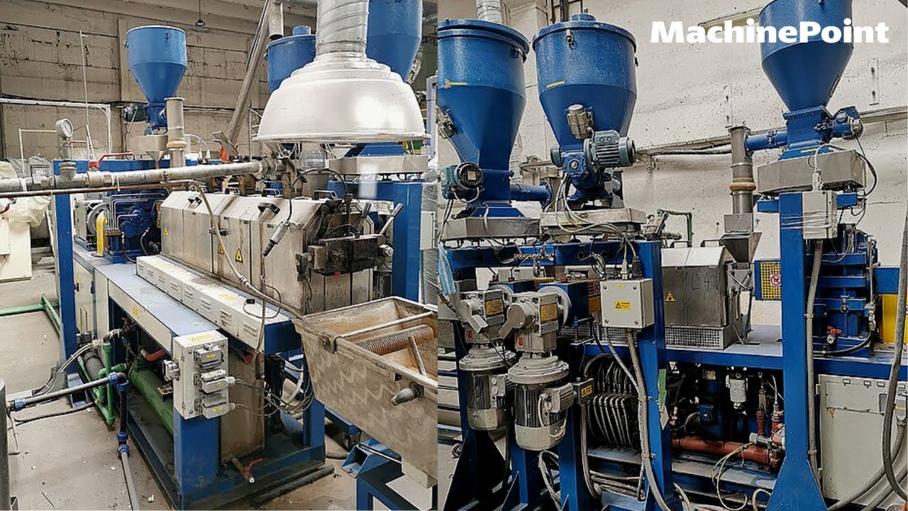 COMAC PLAST EBC 40 HT Twin-screw extruder for PE/PP compounds | COMAC ...