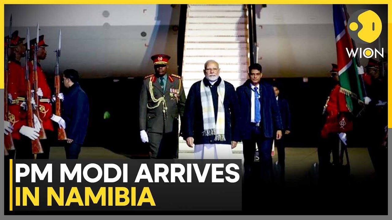 PM Modi Receives Grand Welcome In Namibia, All Set To Meet The Namibian ...