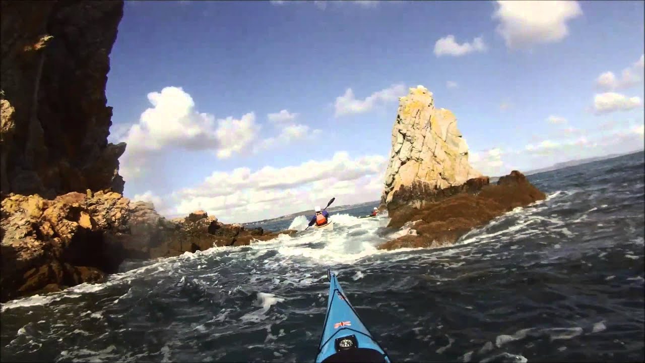Brittany, Rocks, Caves and Surf - September 2012 - YouTube