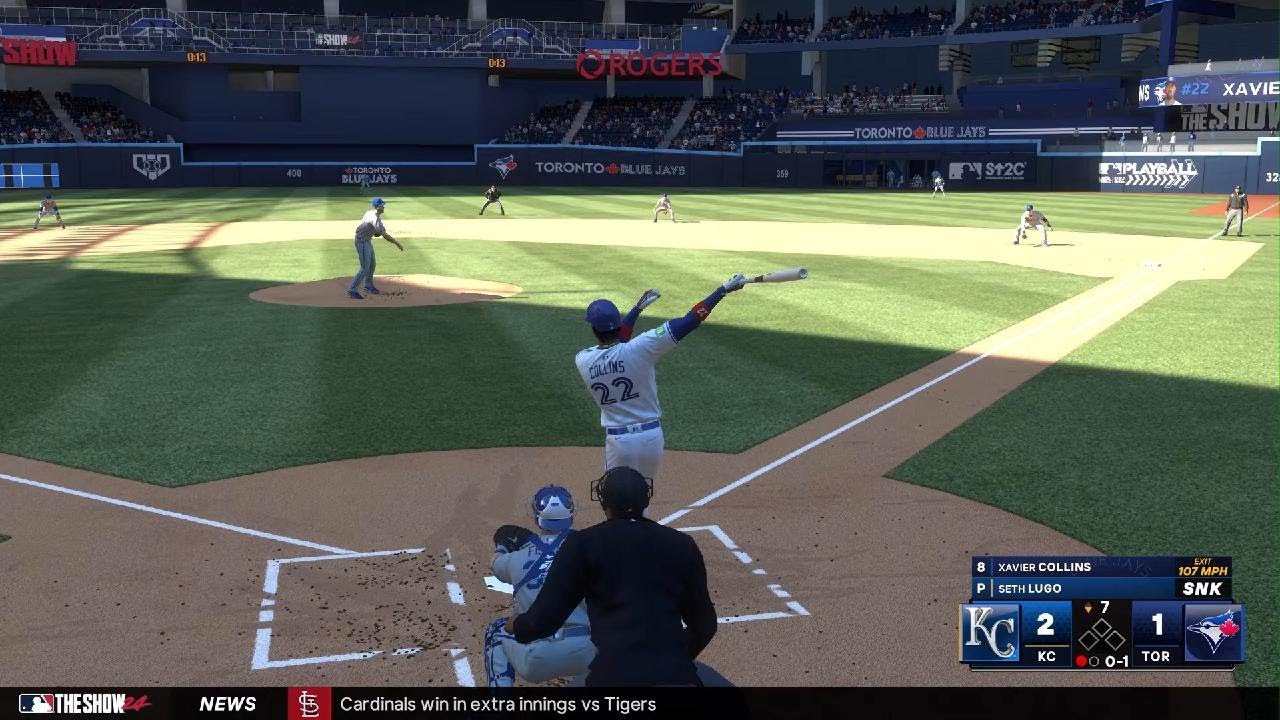 2024 Day 35 | RTTS | X Collins Game-Tying Solo Home Run, 2nd of Game ...
