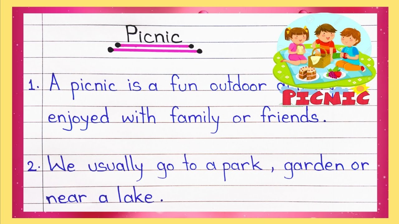 10 lines essay on picnic || Picnic essay 10 lines in english || Essay ...