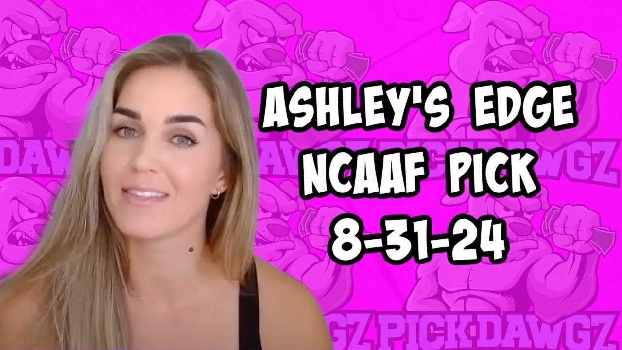 College Football Pick Today - Ashley's Edge 8/31/2024 - YouTube