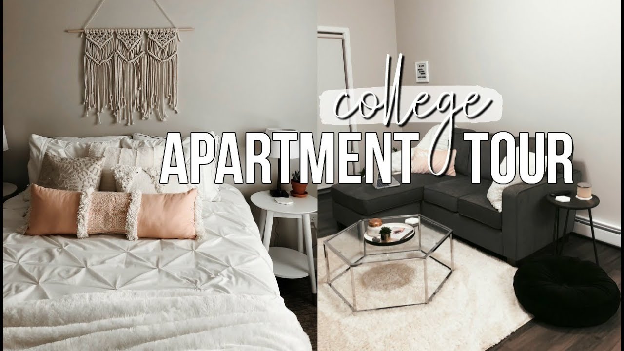 college apartment tour | 2018 - YouTube