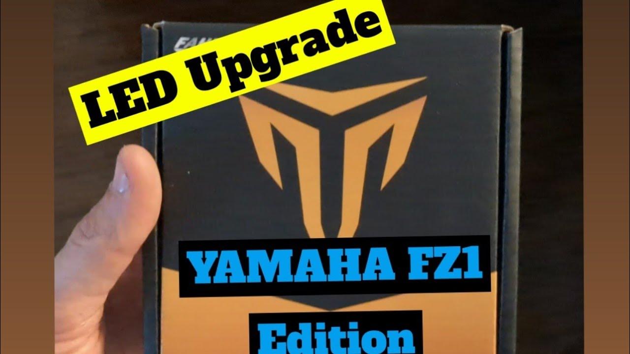 How to install LED headlight bulbs on a 2004 Yamaha FZ1 (Gen 1) - YouTube