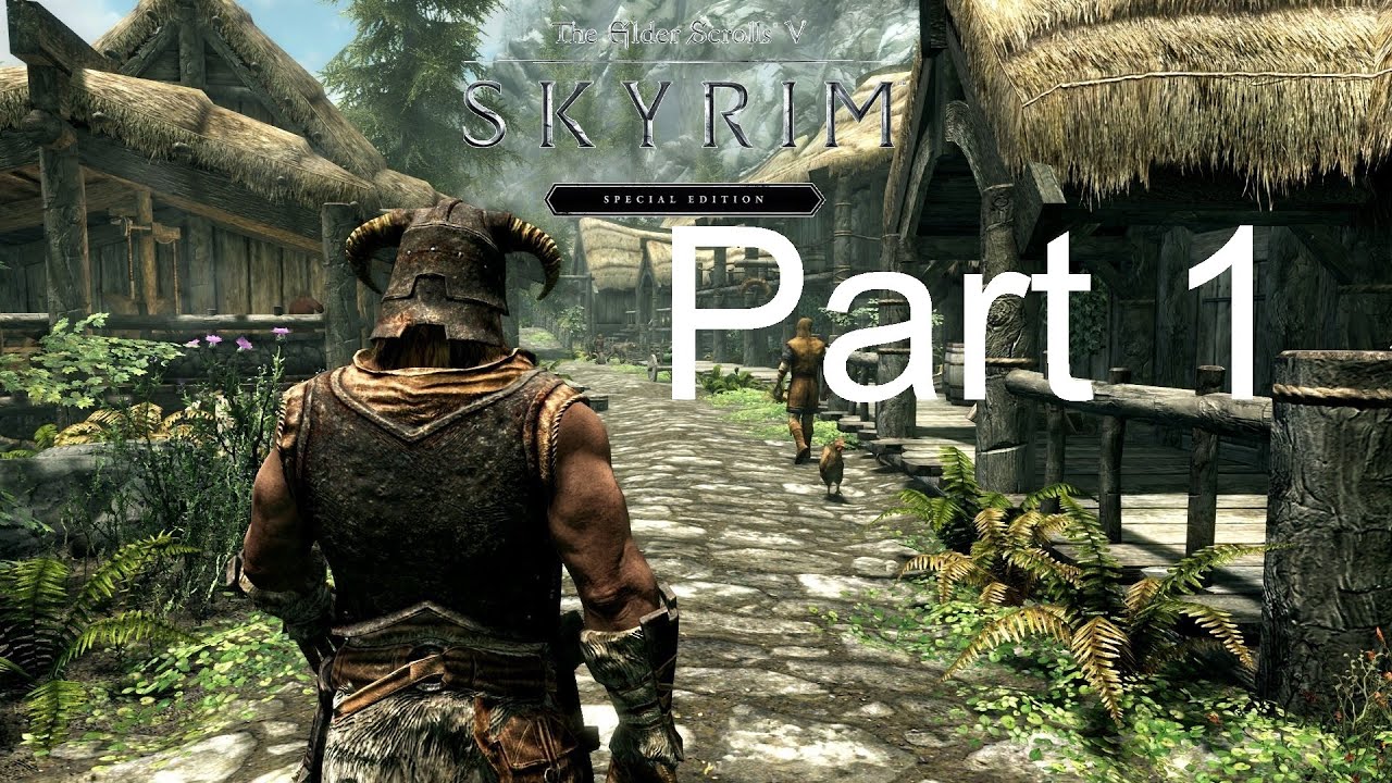 First Ever Time Playing Skyrim [Part 1] - YouTube