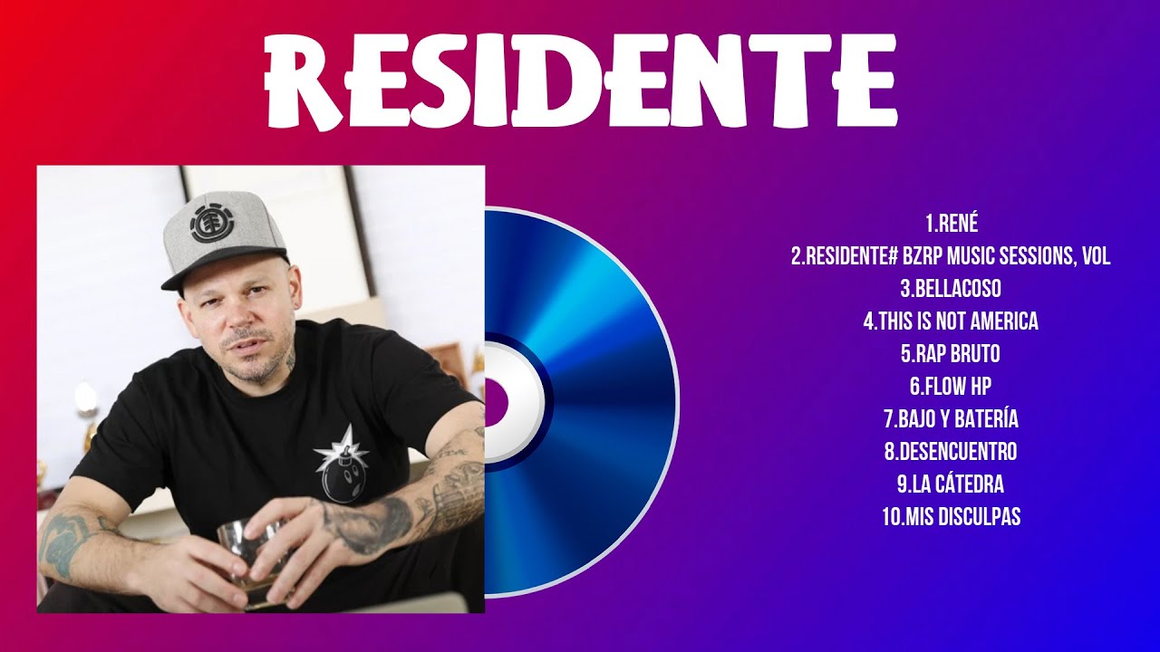 Best Of Residente ~ Residente Álbum Completo 2024 ~ Residente Sus ...