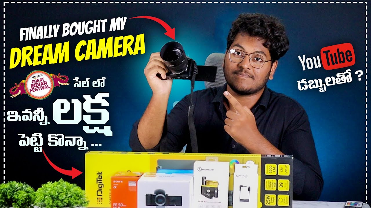 Finally Got My DREAM CAMERA || 1 Lakh Shopping For Upgrading Our Studio ...