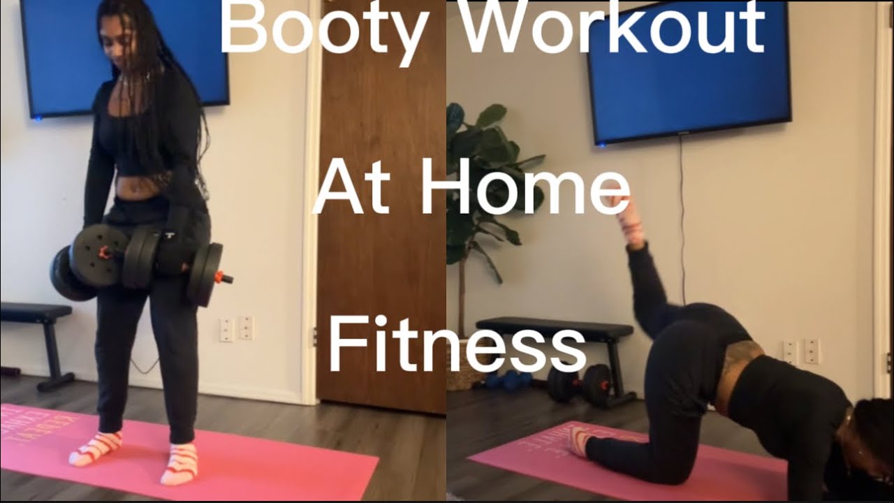 At Home Booty Workout 15 Min Glutes Youtube