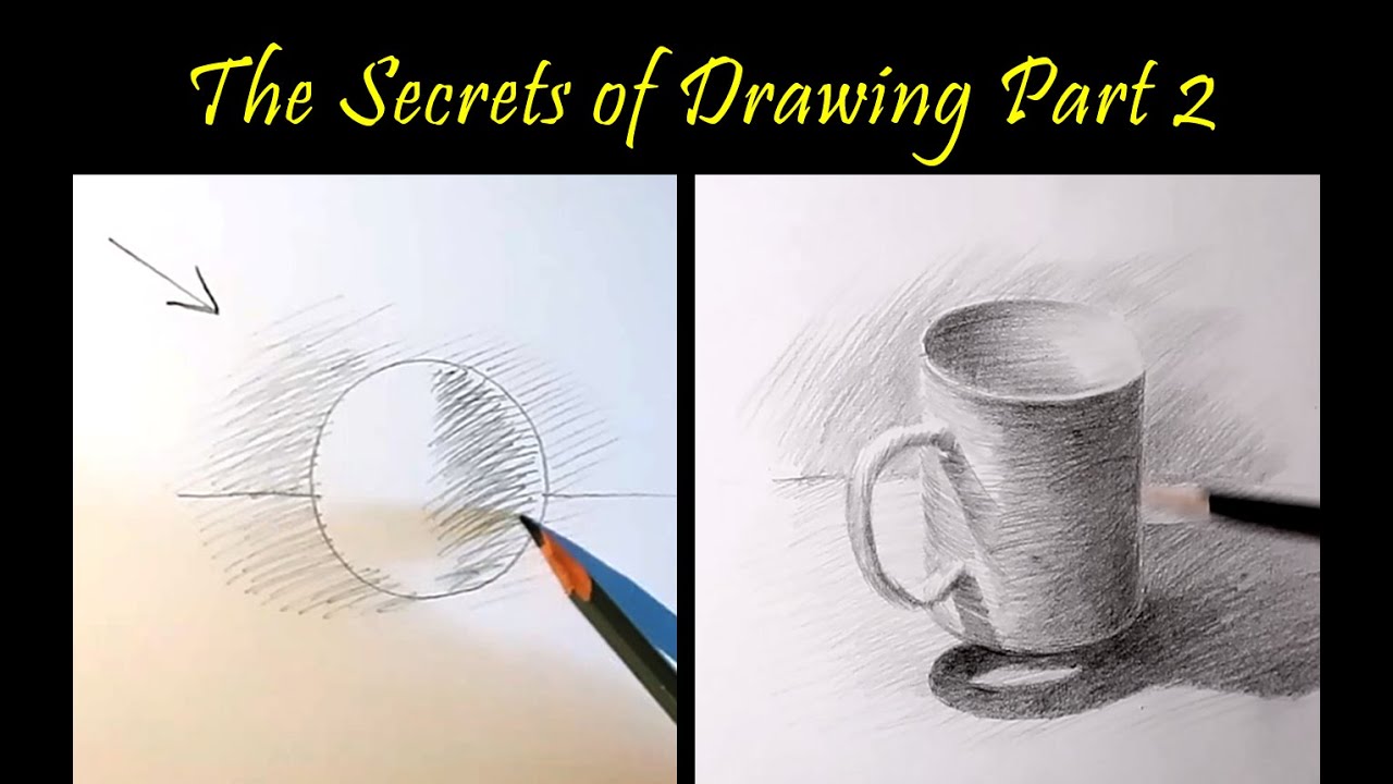 The Secrets Of Drawing Part2 Space3art4 Youtube
