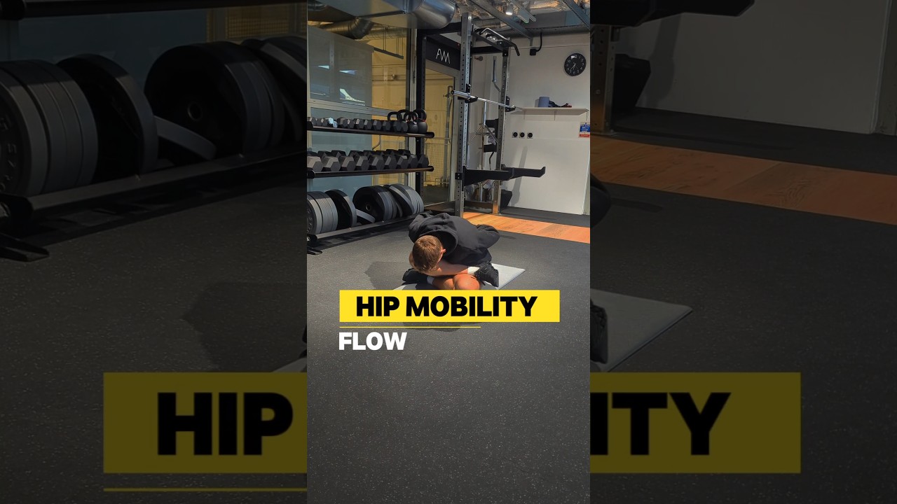 📌 5 BEGINNER HIP MOBILITY MOVES for more flexibility and mobility in your hips and lower body! ♥ ...