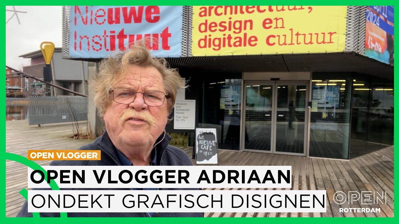 Vlogger Adriaan verdiept zich in grafisch ontwerpen tijdens Graphic ...