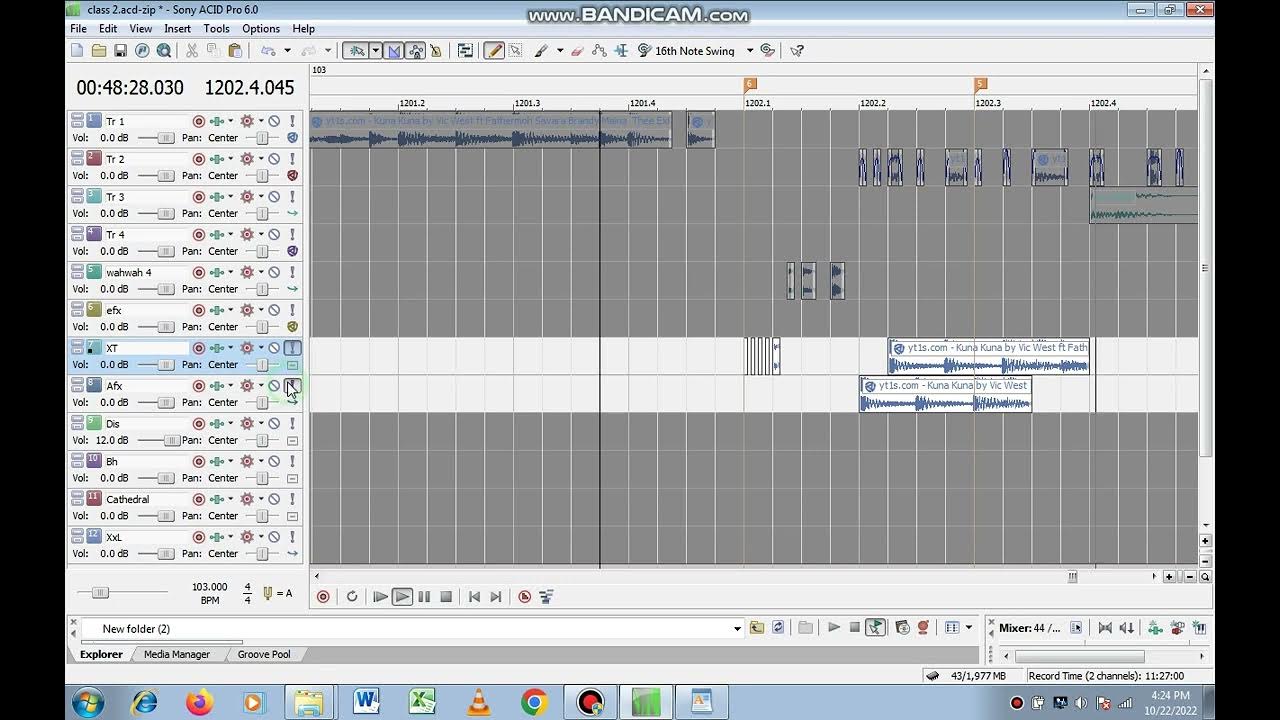 Sony Acid Pro 6 Tutorial For Beginners - Session 16 - YouTube