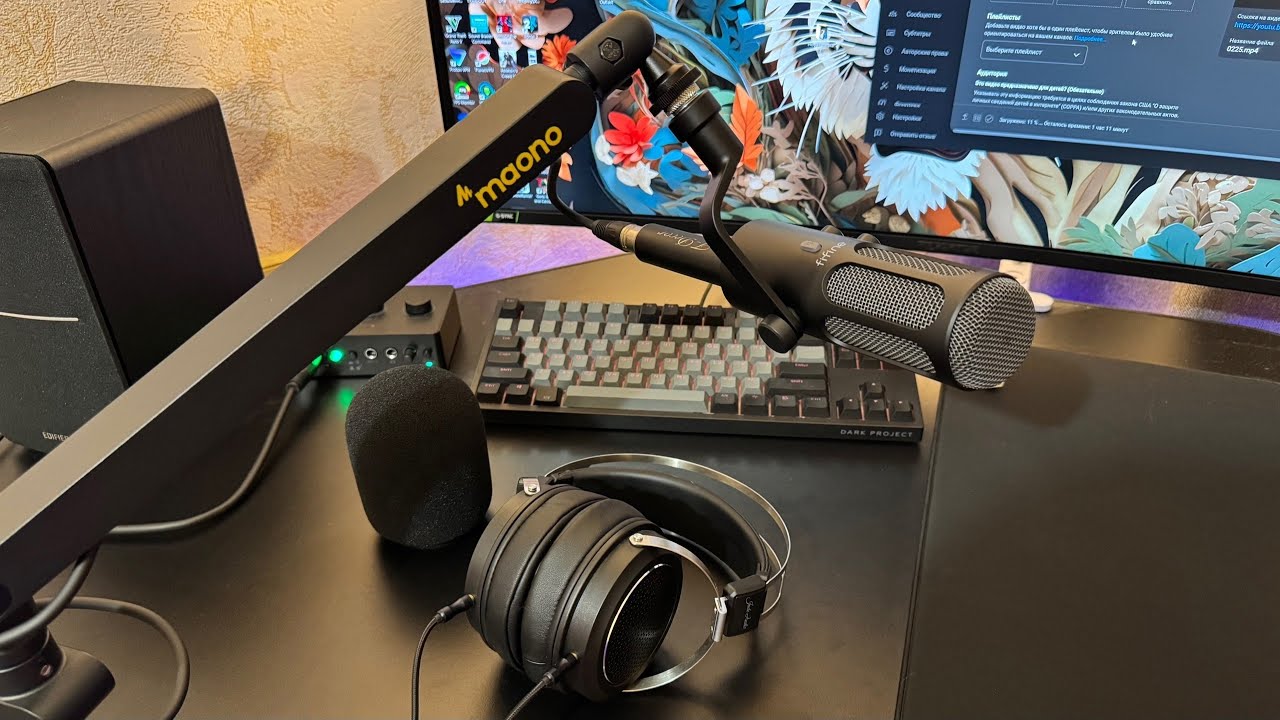 Микрофонная стойка Maono BA92 | Обзор и сборка | Купил пантограф для ...