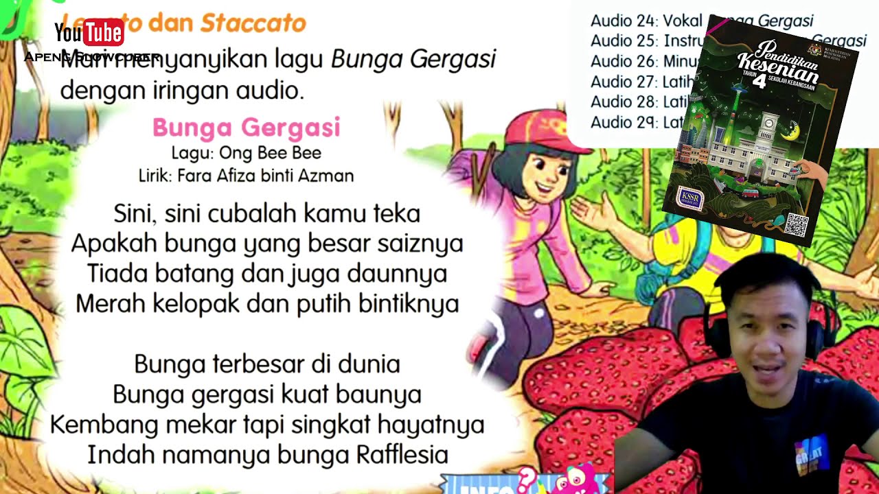 BUNGA GERGASI - PENDIDIKAN KESENIAN TAHUN 4 (Pergerakan dan Tarian ...