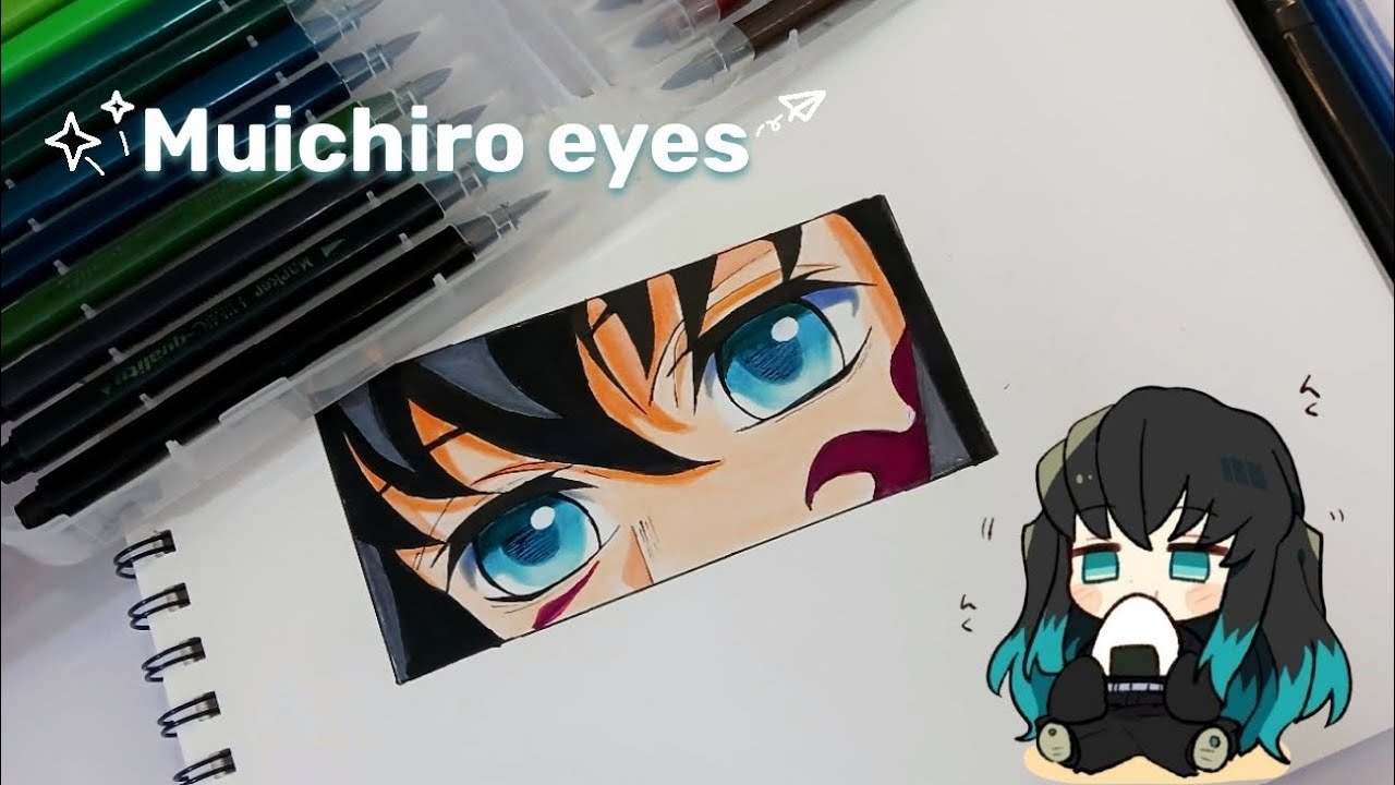 How to Draw Muichiro’s Eyes (Step by Step Tutorial) - YouTube