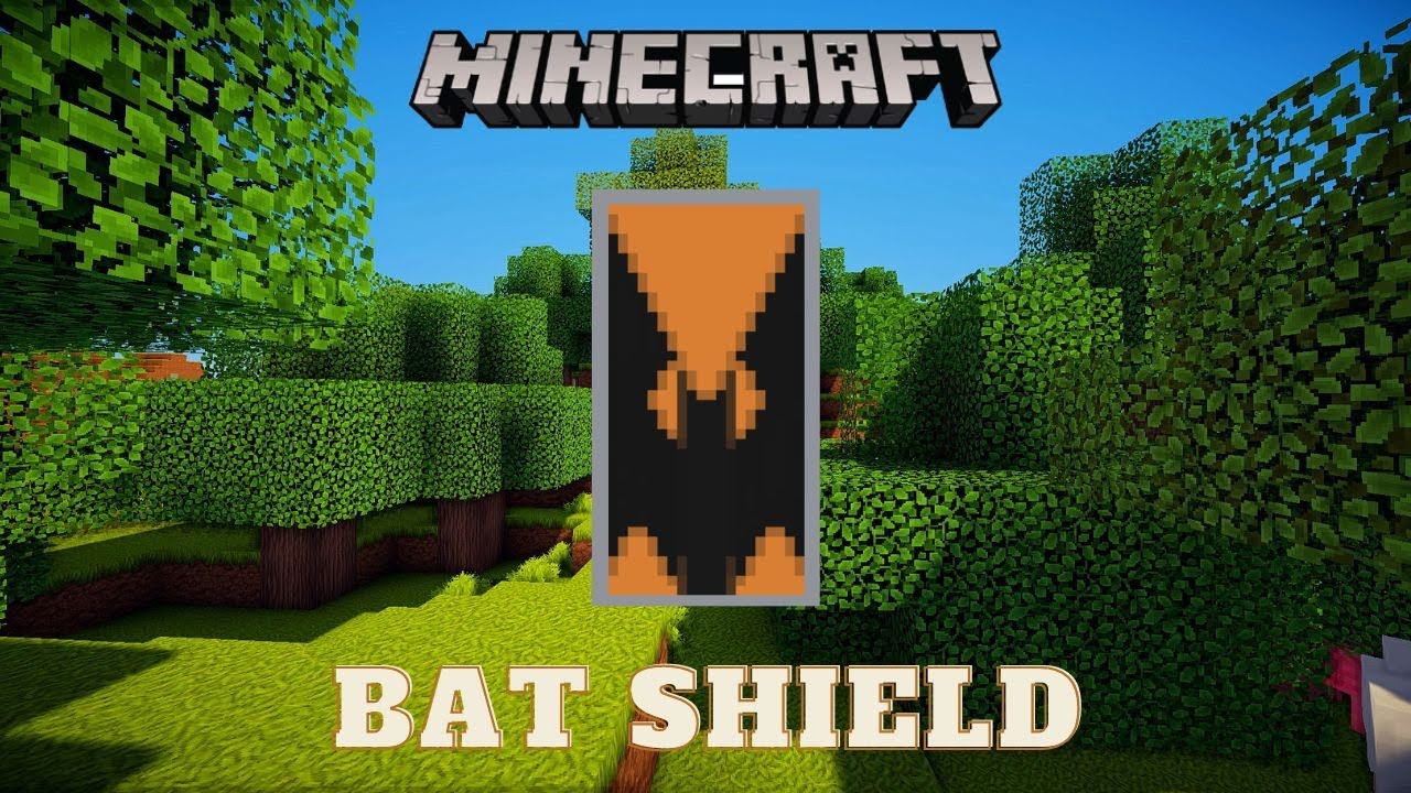 Minecraft - Bat Shield - YouTube