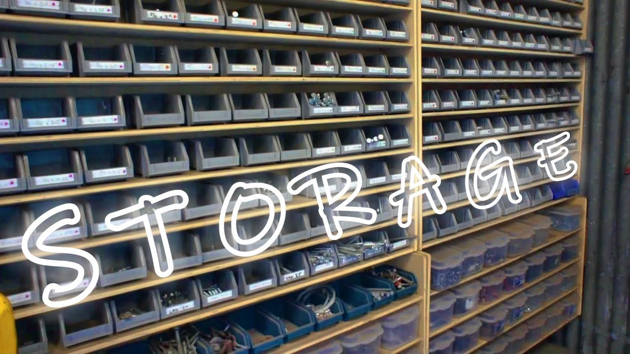 Effective shop storage and organization on a budget - YouTube