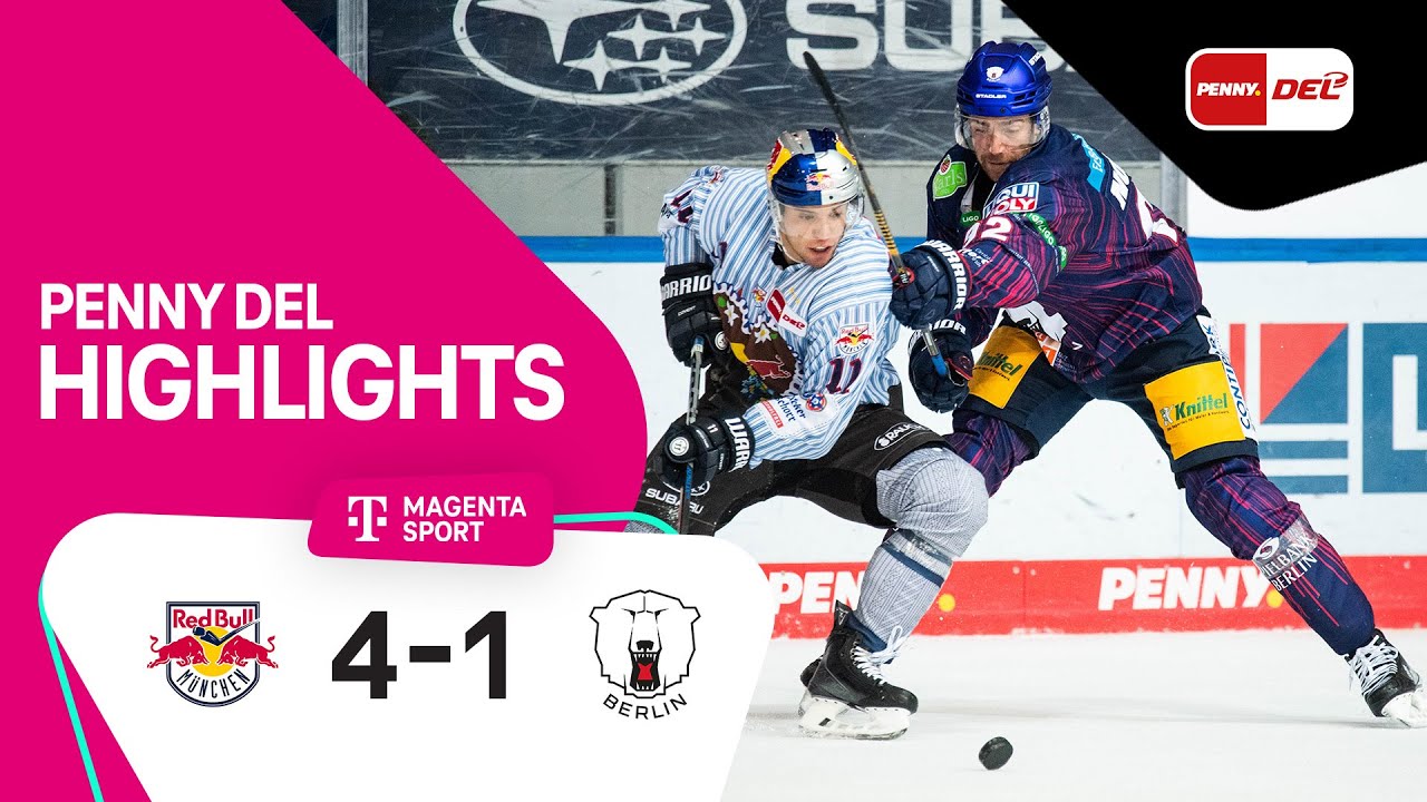 EHC Red Bull München - Eisbären Berlin | Highlights PENNY DEL 22/23 ...