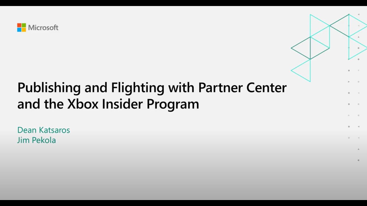 Publishing and Flighting with Partner Center and the Xbox Insider ...