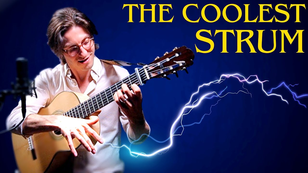 The Coolest Guitar Strum I've Ever Seen 🎸 - YouTube