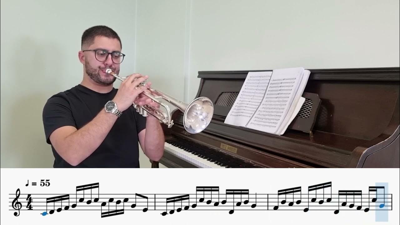 Staccato Training -Exercicio de Staccato - Daniel Leal Trompete - YouTube
