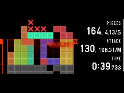 [TETR.IO] CRAZY SURVIVAL&STATS AGAINST KOREA TOP 1 - YouTube