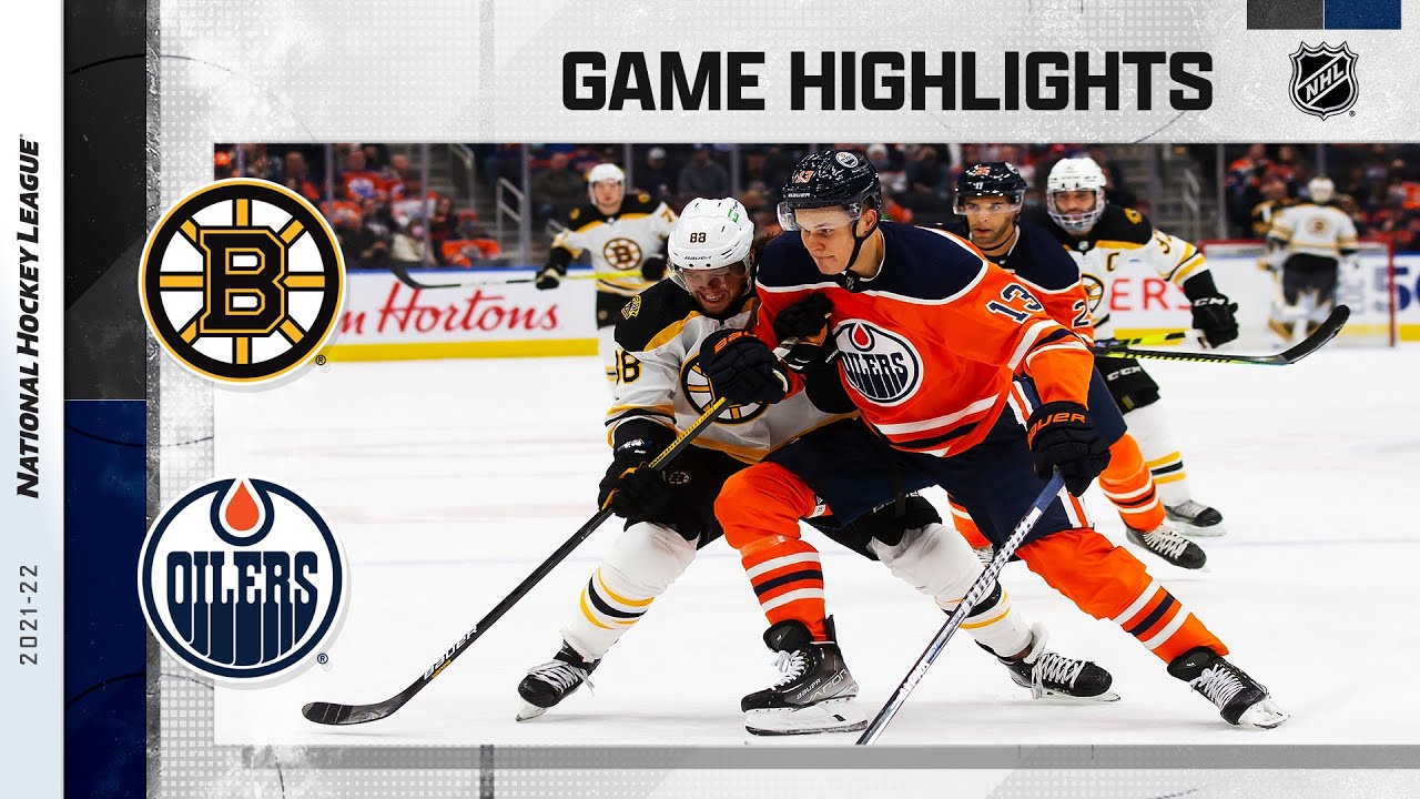 Bruins @ Oilers 12/9/21 | NHL Highlights - YouTube