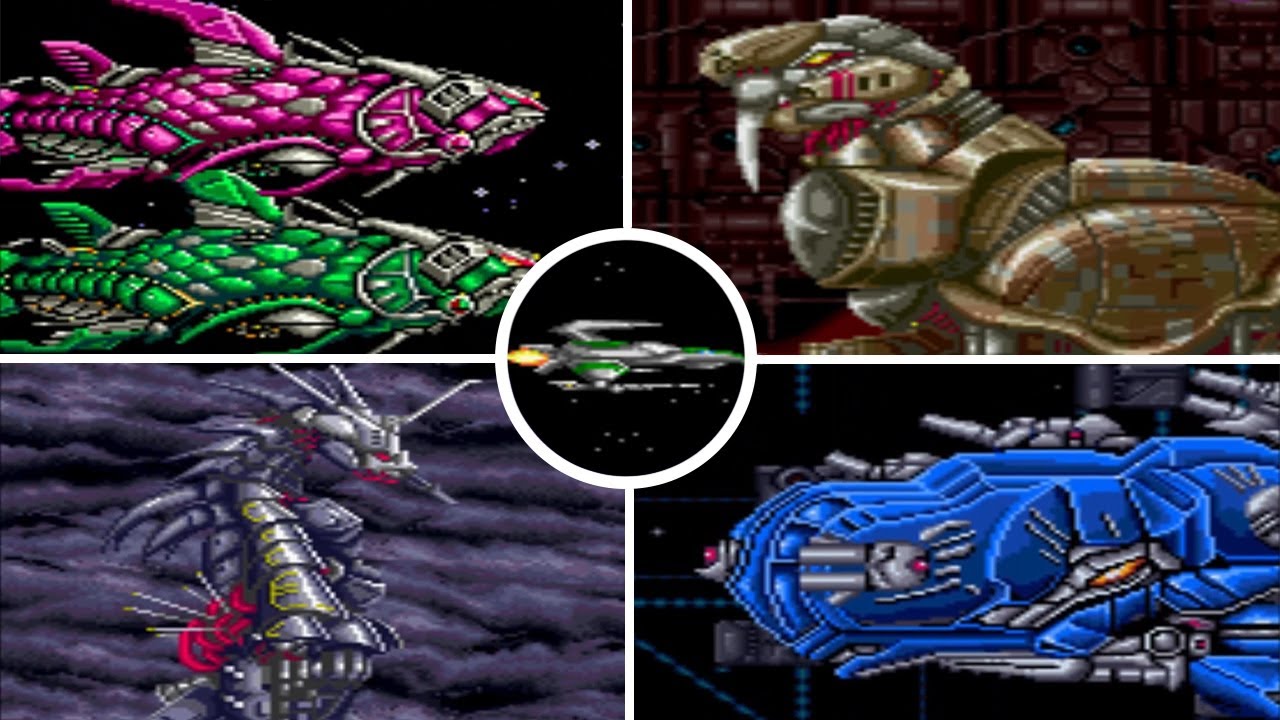 Game n°247 - Darius Twin ( SNES ) All bosses - YouTube