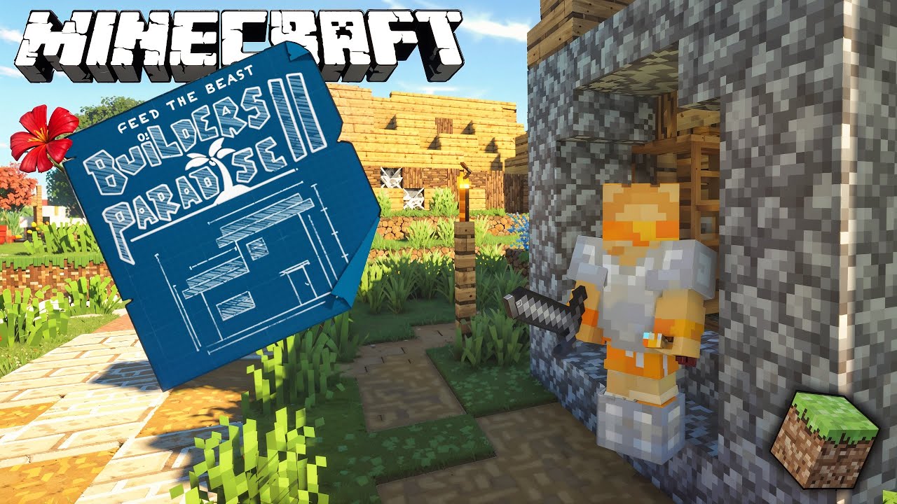 Wir restaurieren ein ganzes Dorf | 1 | MINECRAFT Builders Paradise 2 ...