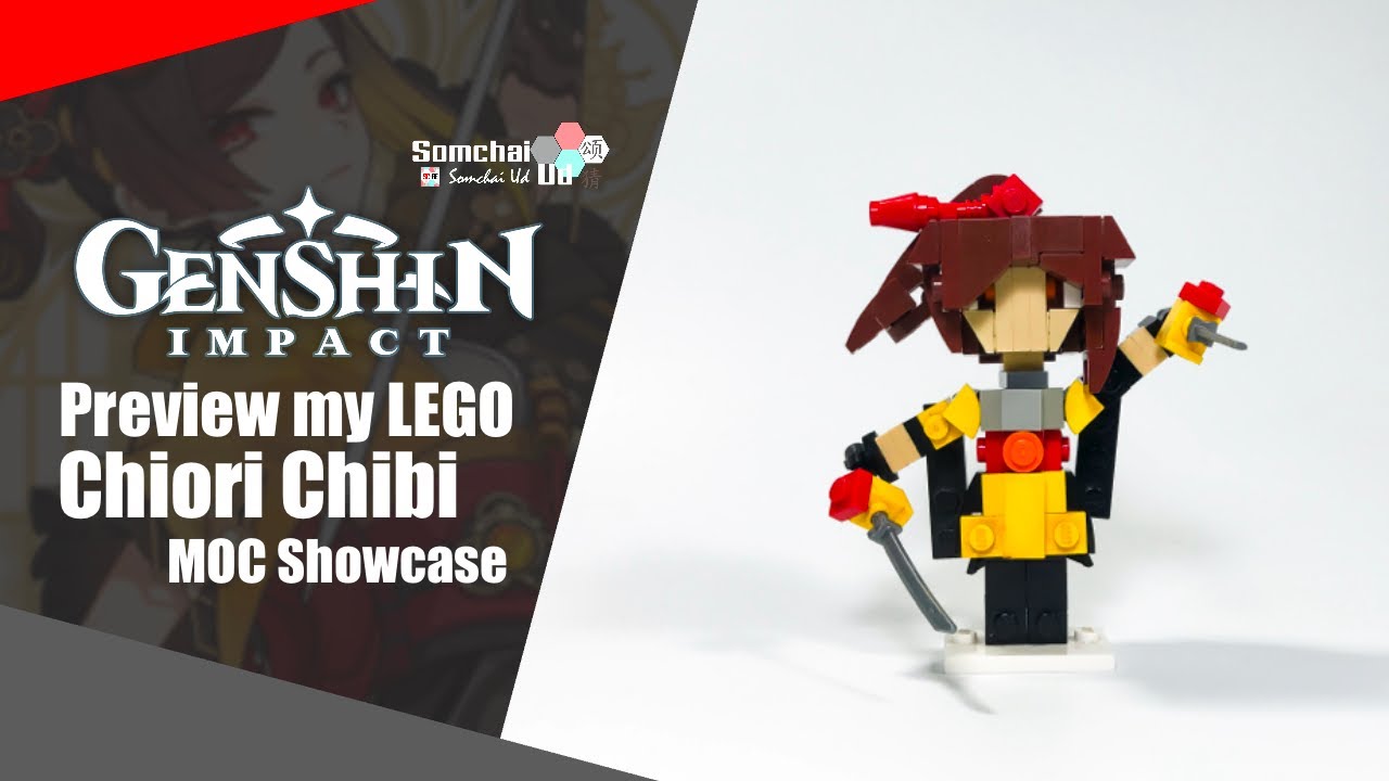 Preview my LEGO Genshin Impact Chiori Chibi | Somchai Ud - YouTube