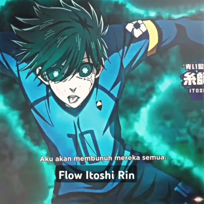 Itoshi Rin mode flow😬 #fypシ゚viral #bluelock #music #flowitoshirin # ...