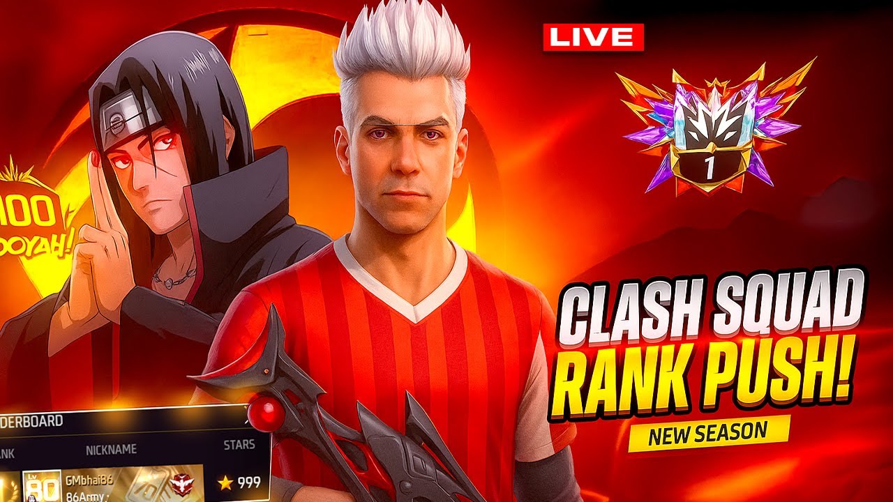 🔴 Live Rank Push Challenge 😱 | New CS-Ranked Season 🚀Road To Region ...