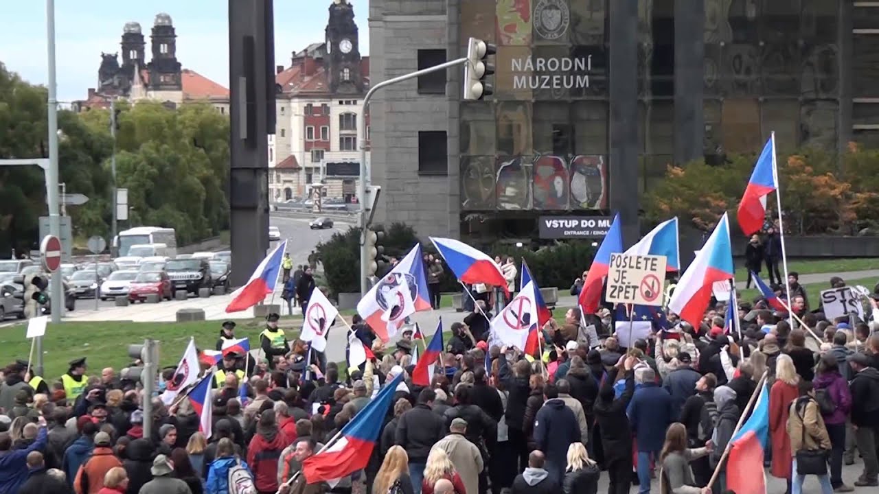 Demonstrace Praha 17. 10. 2015 - Závěr - YouTube