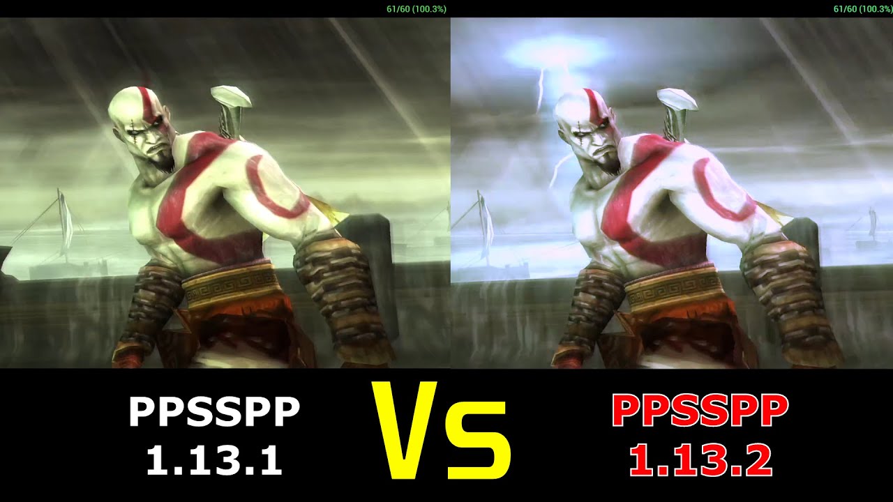 Comparison PPSSPP 1.13.1 Vs PPSSPP 1.13.2 - Perbedaan PPSSPP Lama Dan ...
