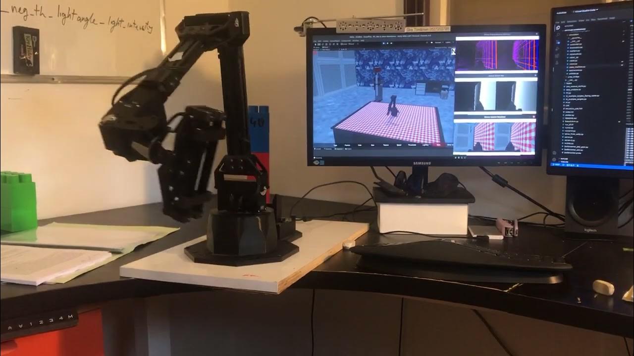 Mujoco and Unity Robotic Arm Simulator Project - YouTube