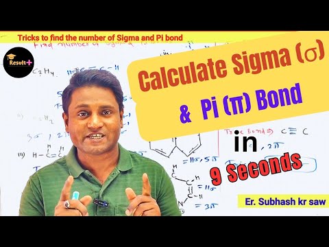 Tricks to find the number of sigma and Pillar bond / Sigma and Pillar ...