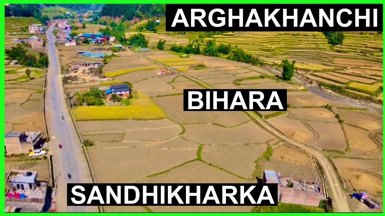 ARGHAKHANCHI SANDHIKHARKA BIHARA BAJAR ||DRONE SHOT|| EXPLORING ...