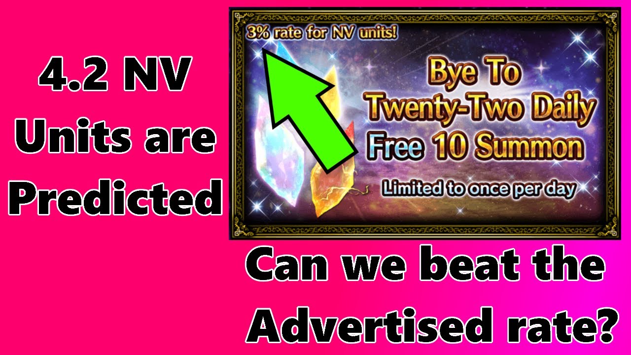 FFBE -Bye to Twenty Two Daily Free 10 Summons - YouTube