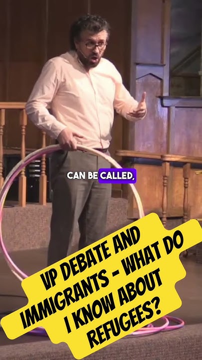 Vp debate and Immigrants - what do I know about refugees? - YouTube