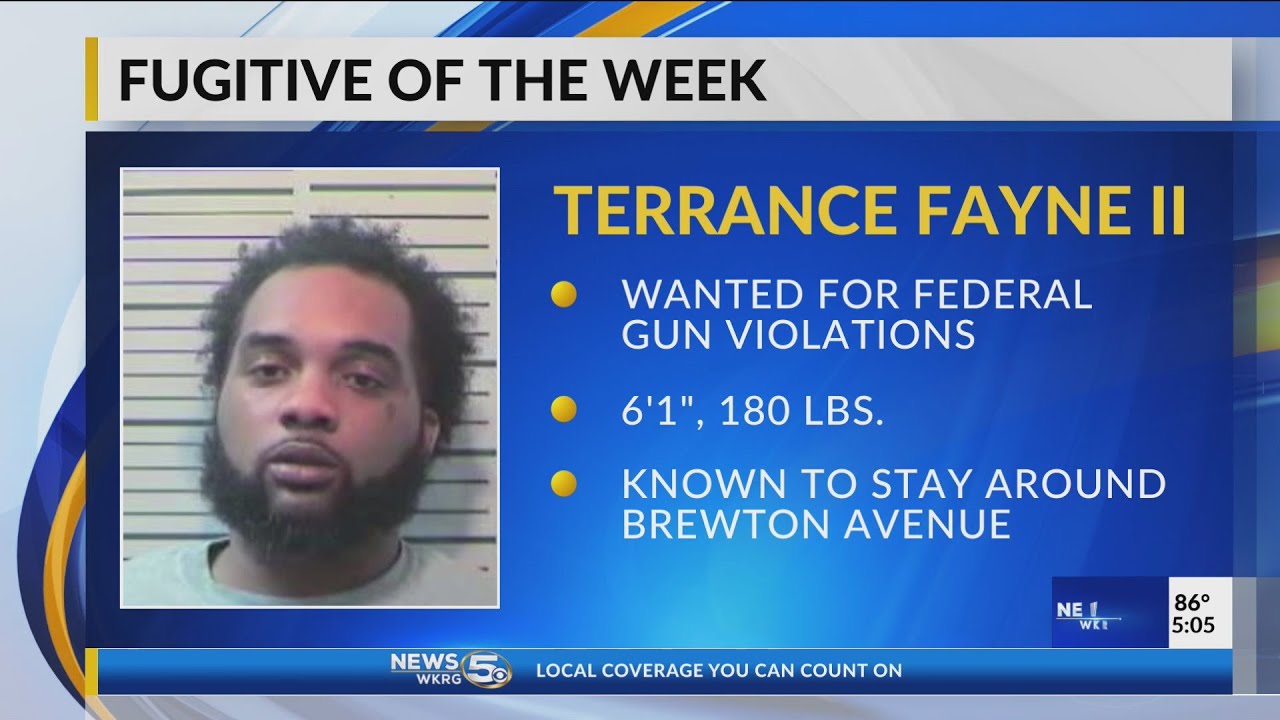 Fugitive of the Week: Terrance Fayne II - YouTube