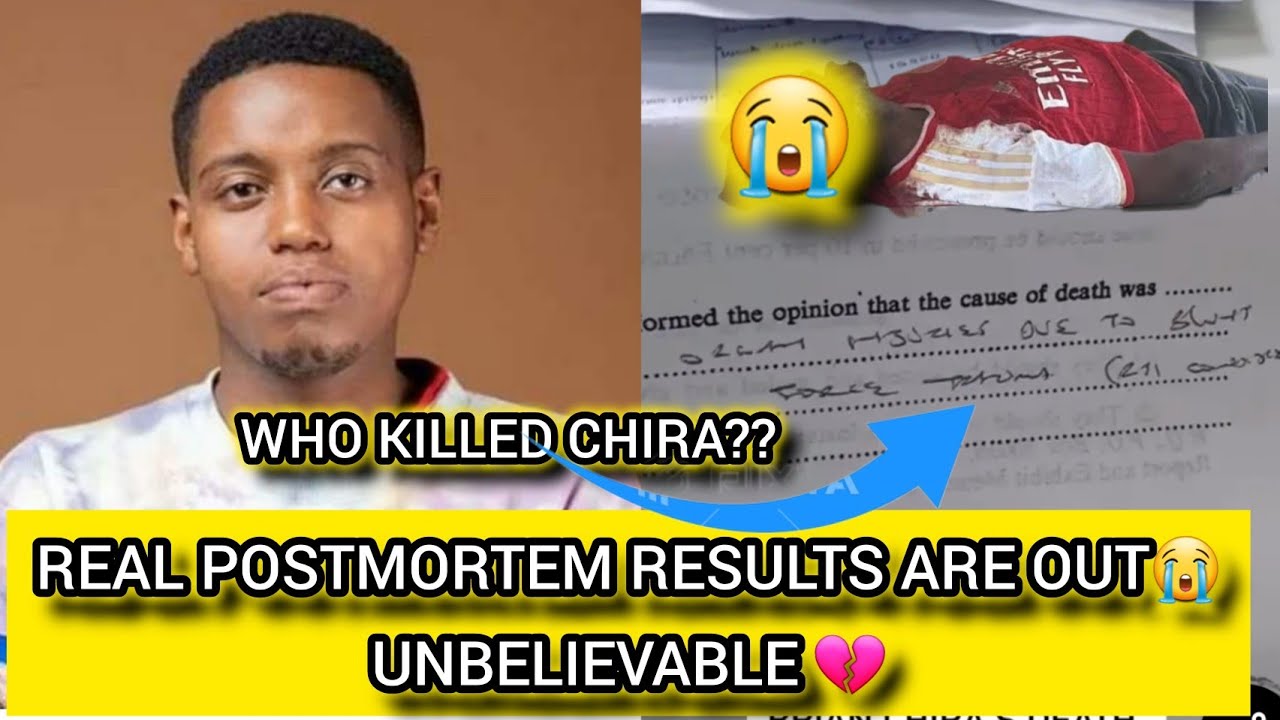 SHOT D£AD? BRIAN CHIRA'S REAL POSTMORTEM RESULTS Leaked online,The Results will Shock you - YouTube