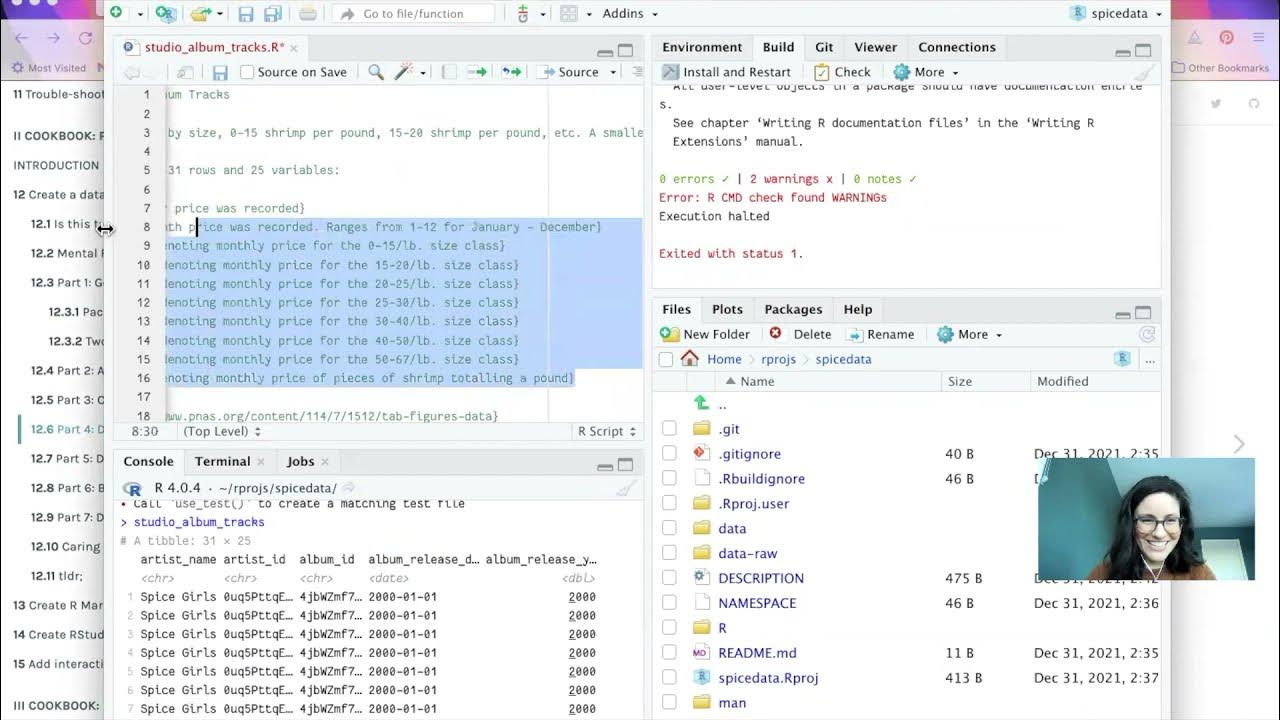 Day 11: Creating a data package & site || rmarkdown + usethis + pkgdown + Netlify ...