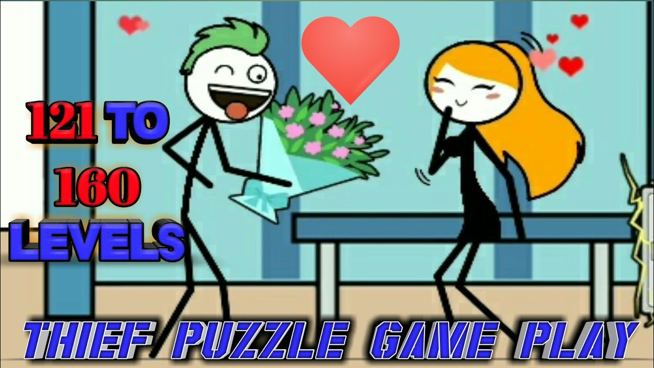 THIEF PUZZLE GAME PLAY VIDEO | 121 to 160 LEVELS COMPLETE - YouTube