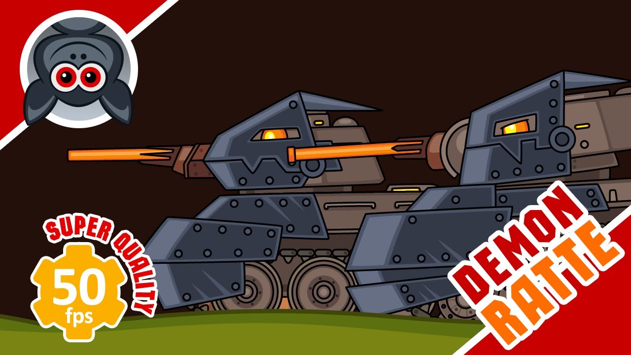 Making an army. Ratte Demon. Cartoons About Tanks - YouTube