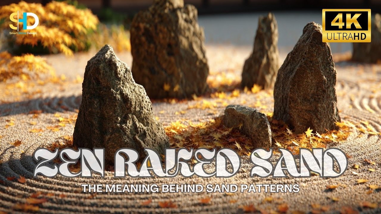 Raked Sand Patterns: The Silent Art of Stillness in Zen Gardens - YouTube