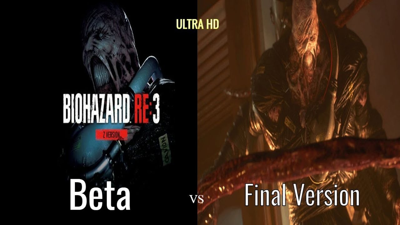 Resident Evil 3 Remake 2020 - NEMESIS Theme | Soundtrack - Beta VS ...