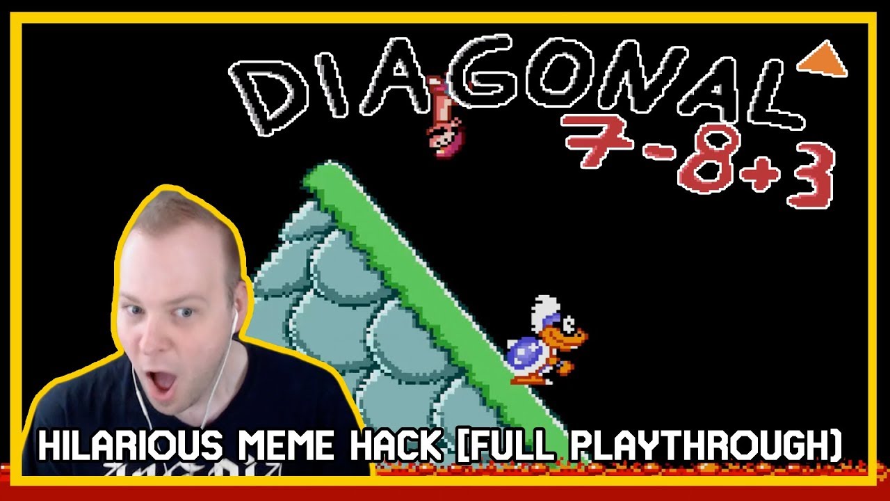 Diagonal Mario World 2 [Hilarious SMW Meme Hack] - YouTube