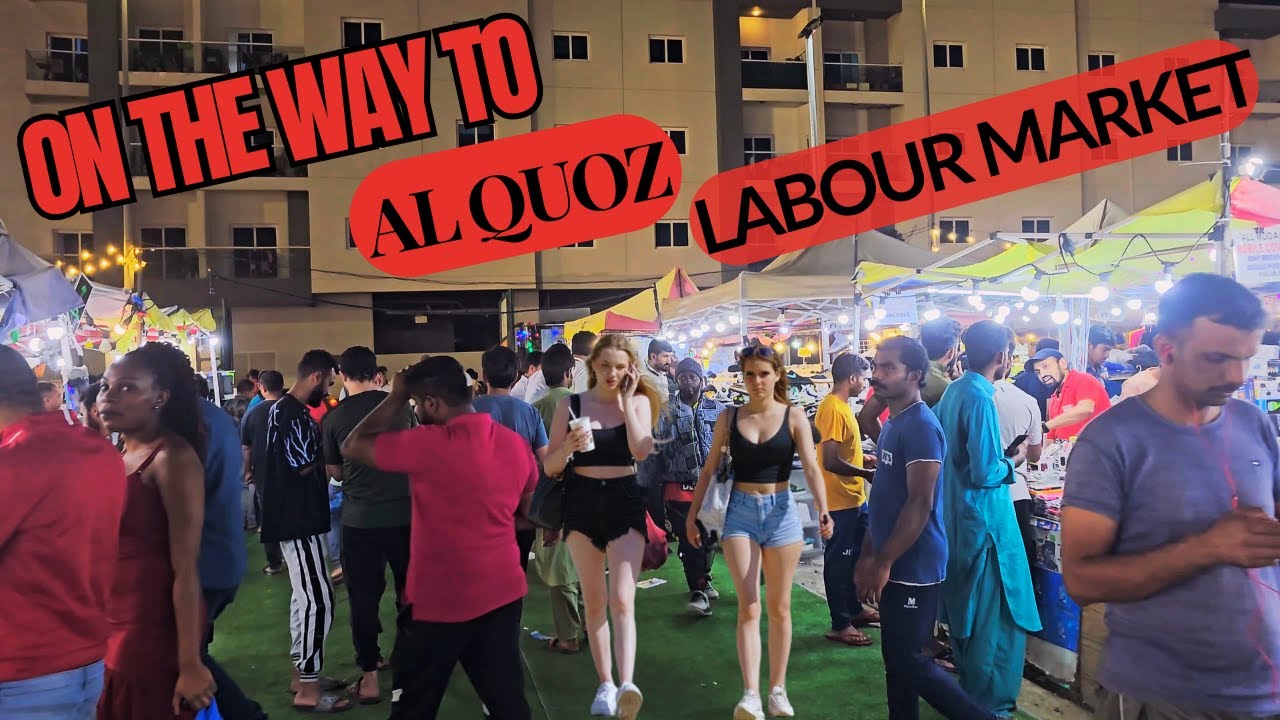 On the way to Al Quoz Labour Market | #dubai | #4k - YouTube