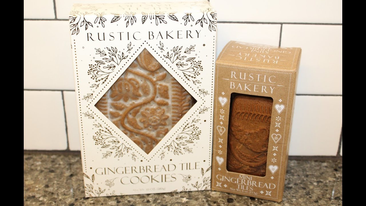 Rustic Bakery Gingerbread Tile Cookies & Mini Gingerbread Tiles Review ...