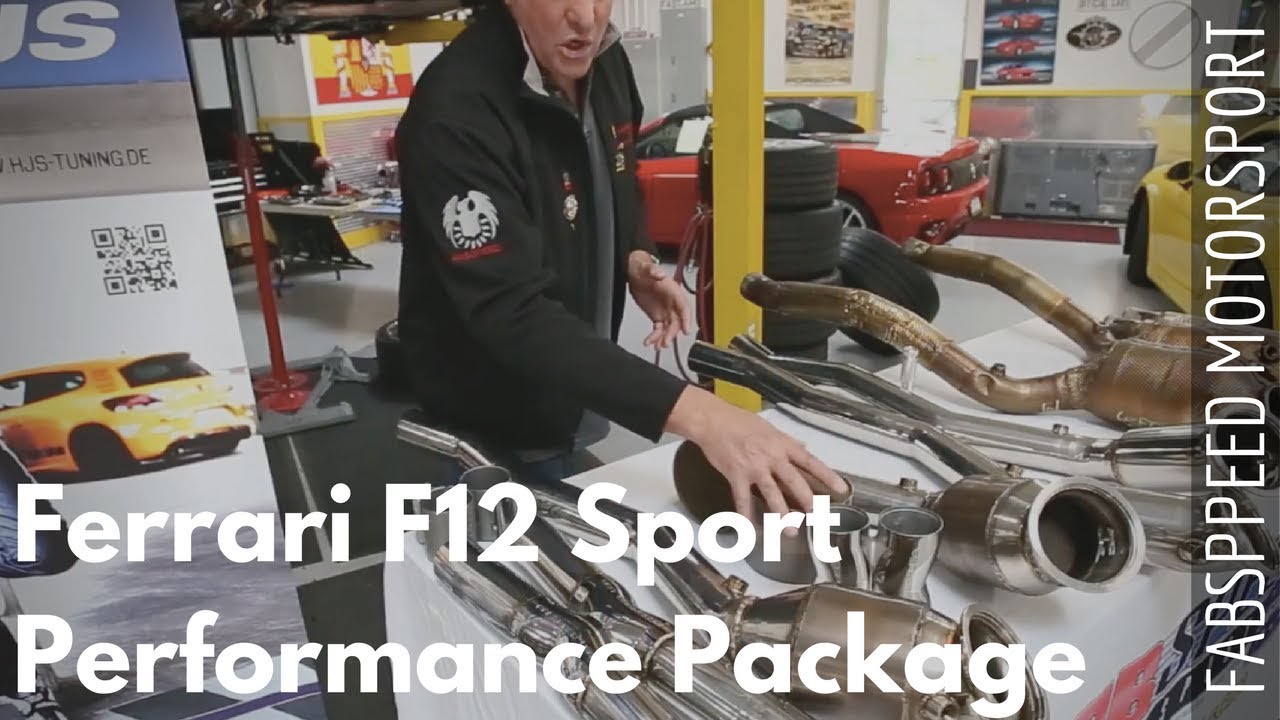 Explanation Video: Ferrari F12 Sport Performance Package - YouTube